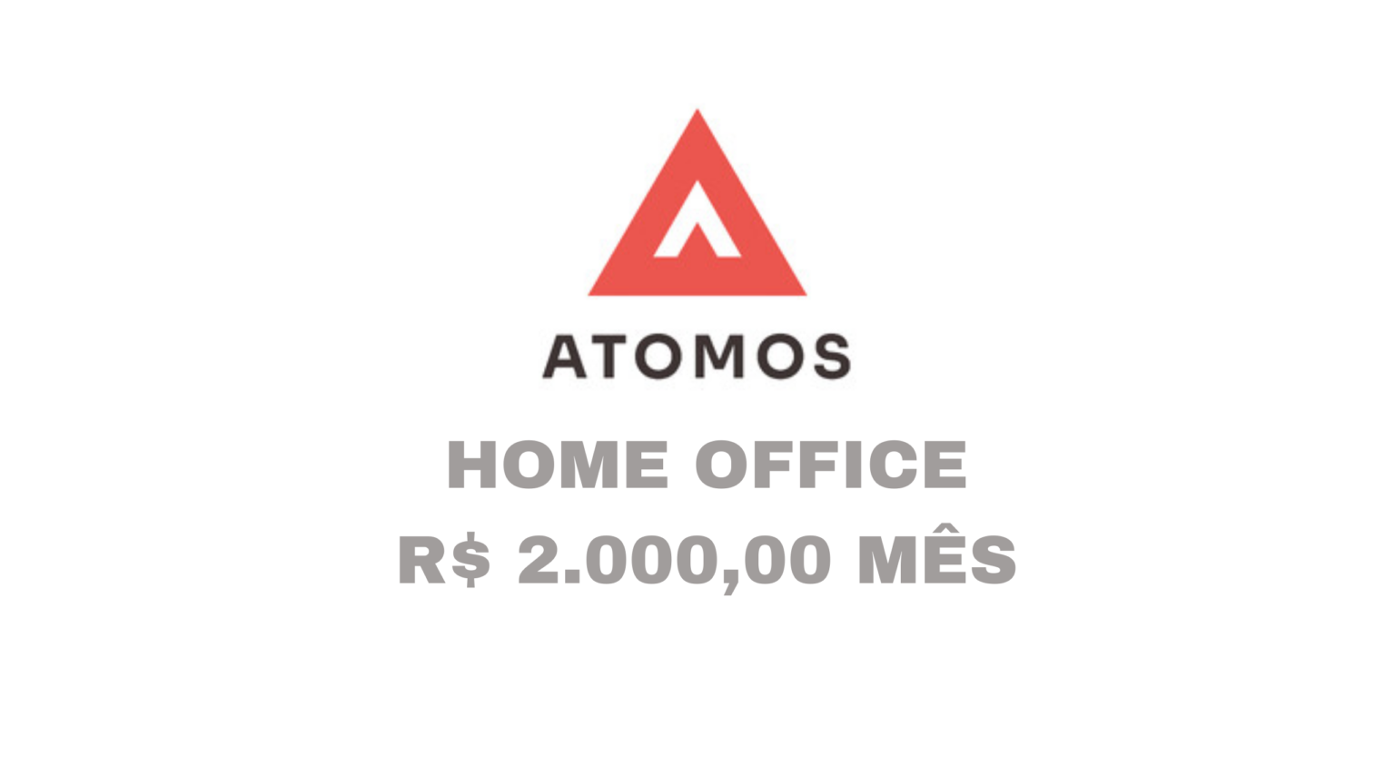 Atomos Brasil abre vagas HOME OFFICE para Atendimento ao Cliente com salário de R$ 2.000,00 ...